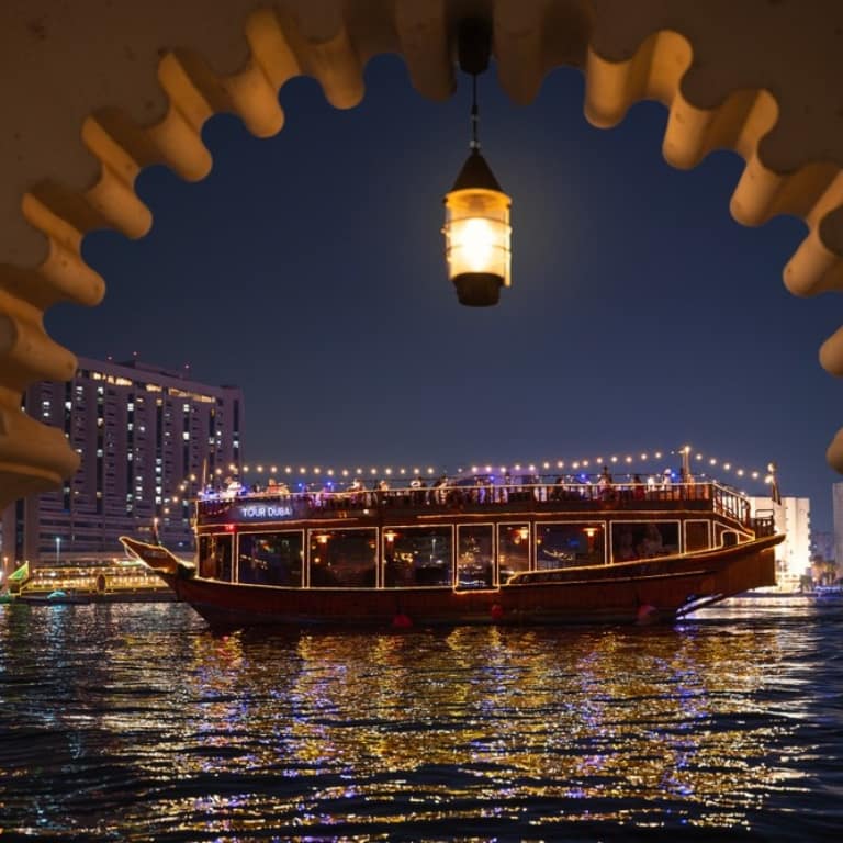 Dubai Creek Luxury Dinner Dhow Cruise Brunches Al Seef